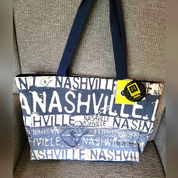 Robin Ruth | Bags | Robin Ruth Navy Nashville Tote Nwt | Poshmark